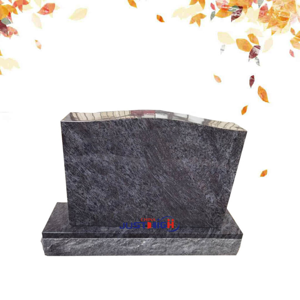 Wholesale gray granite upright headstone for graves
