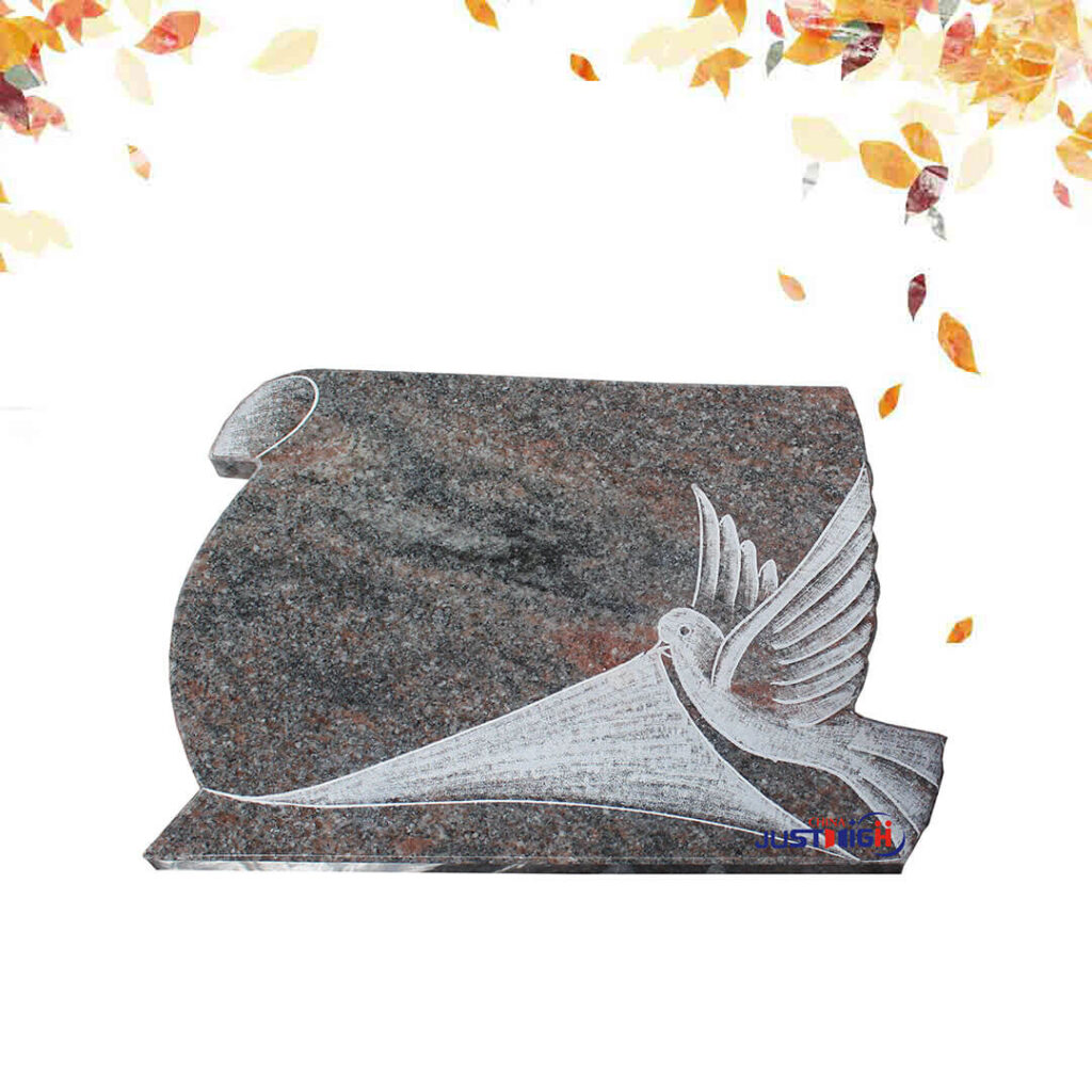 Open Book Shaped Granite Memorial Plaques For Cemetery - Wholesale Quality Granite Headstone ...