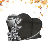 Open Book Shaped Granite Memorial Plaques For Cemetery - Wholesale ...
