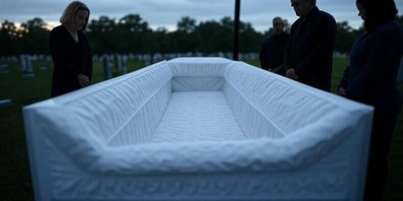 Why are Latter Day Saints caskets empty at cemeteries?